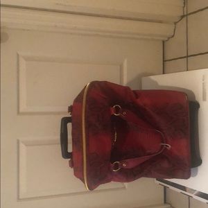 Bags | Croco Embossed Luggage | Poshmark